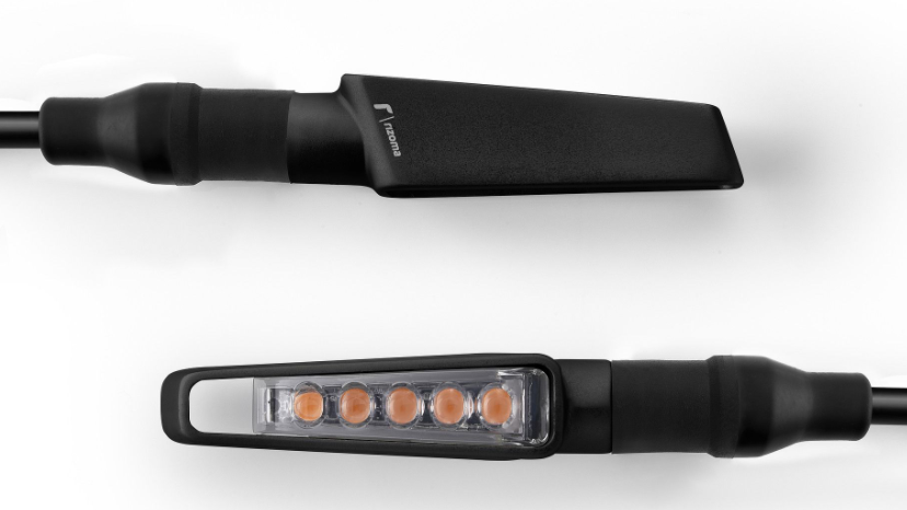 Rizoma LED Lauflicht Blinker VISION schw. matt FR130B » Motobike.de